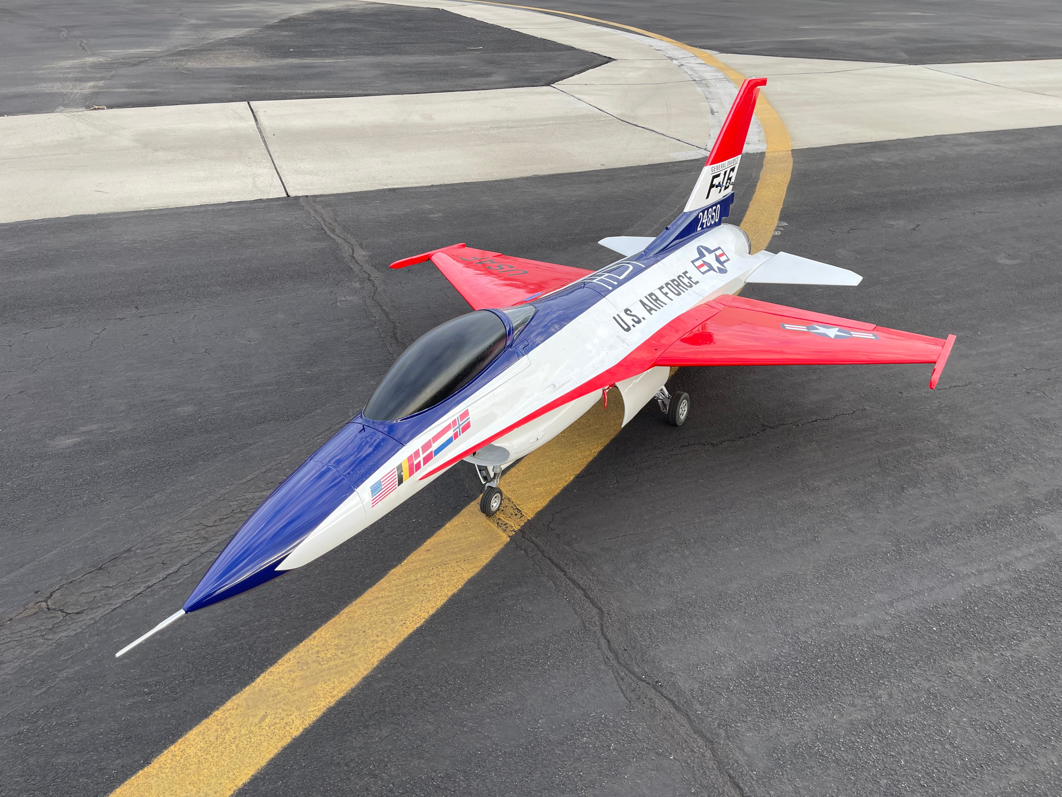 Aerojet F-16 1/6 Fighting Falcon | Global Jet Club | Remote Control RC ...